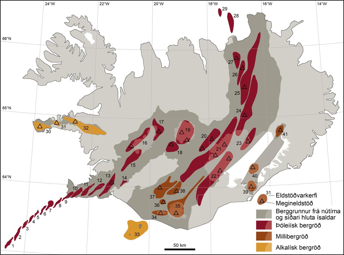 Volcanic activity | Náttúrufræðistofnun