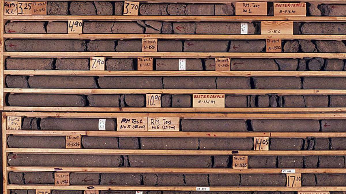 Drill Core Library | Náttúrufræðistofnun Íslands